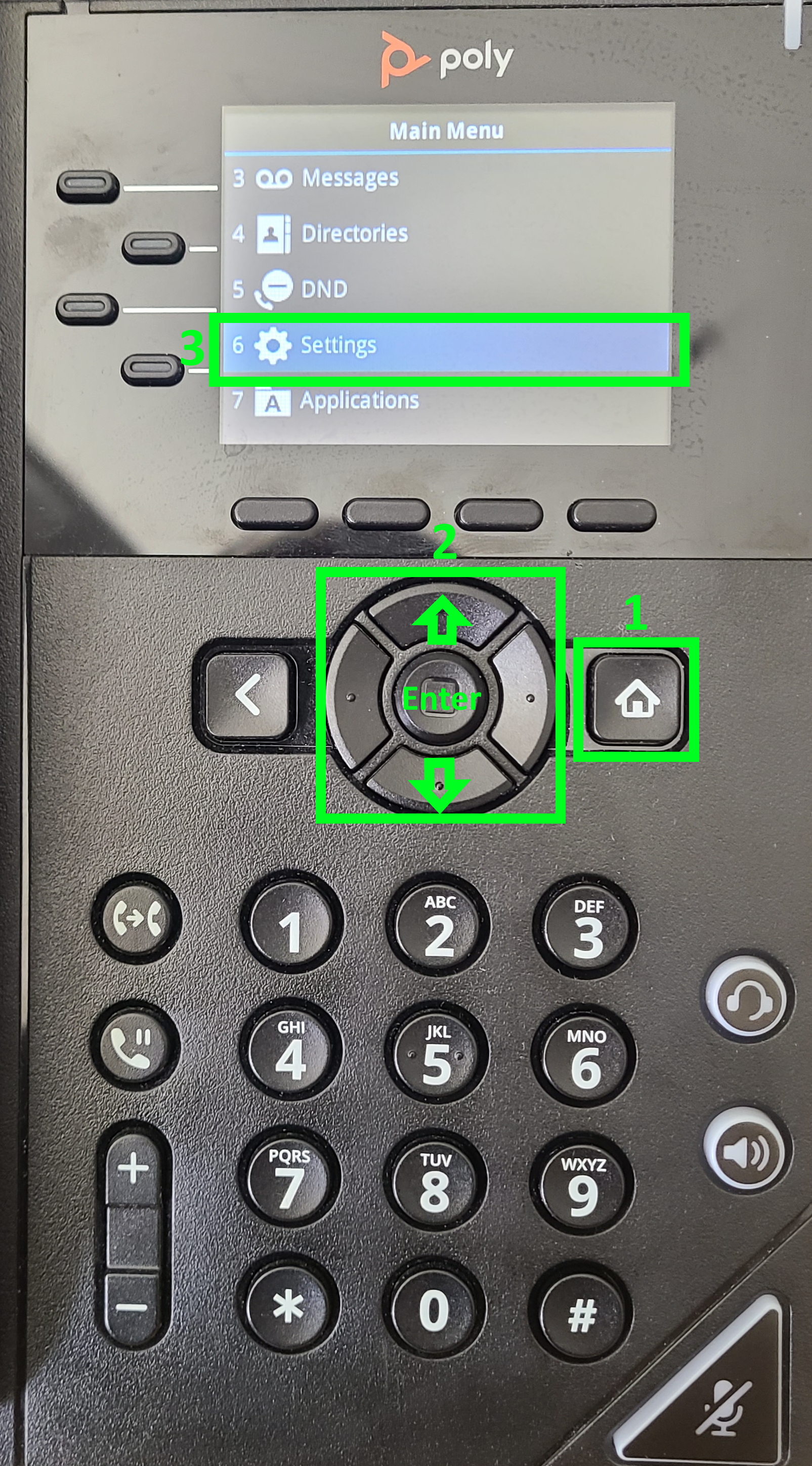 HOW TO: Adjust Poly Phone Settings – Breckenridge Grand Vacations
