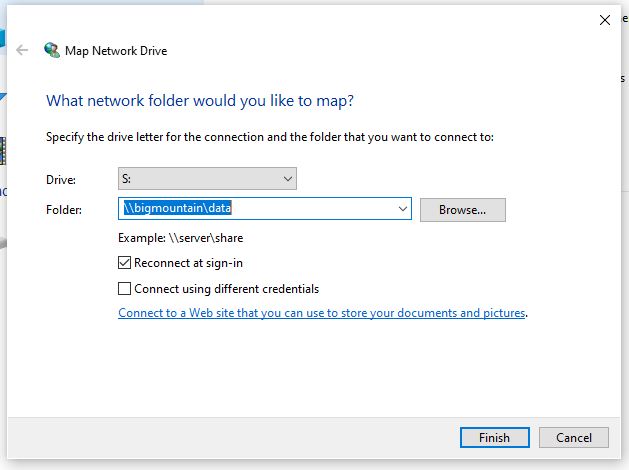 How to Map the S/drive on a PC – Breckenridge Grand Vacations