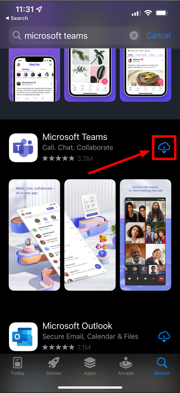 How to Download Microsoft Teams for Apple (iOS) Phones – Breckenridge ...