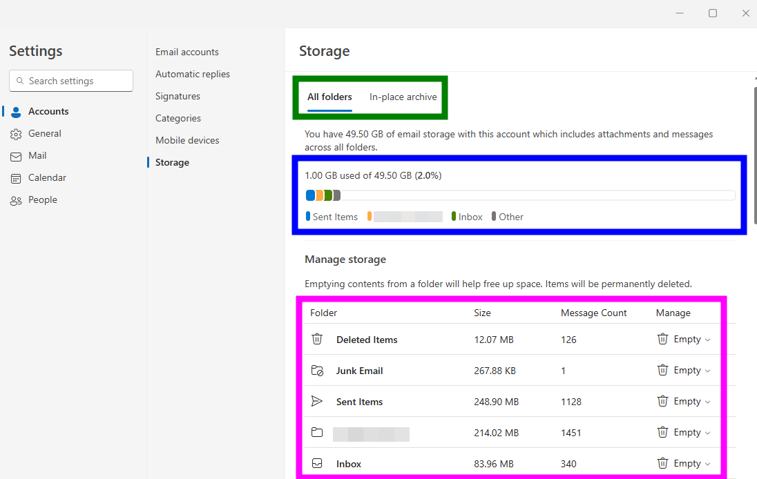 HOW TO: Manage your Outlook Storage – Breckenridge Grand Vacations